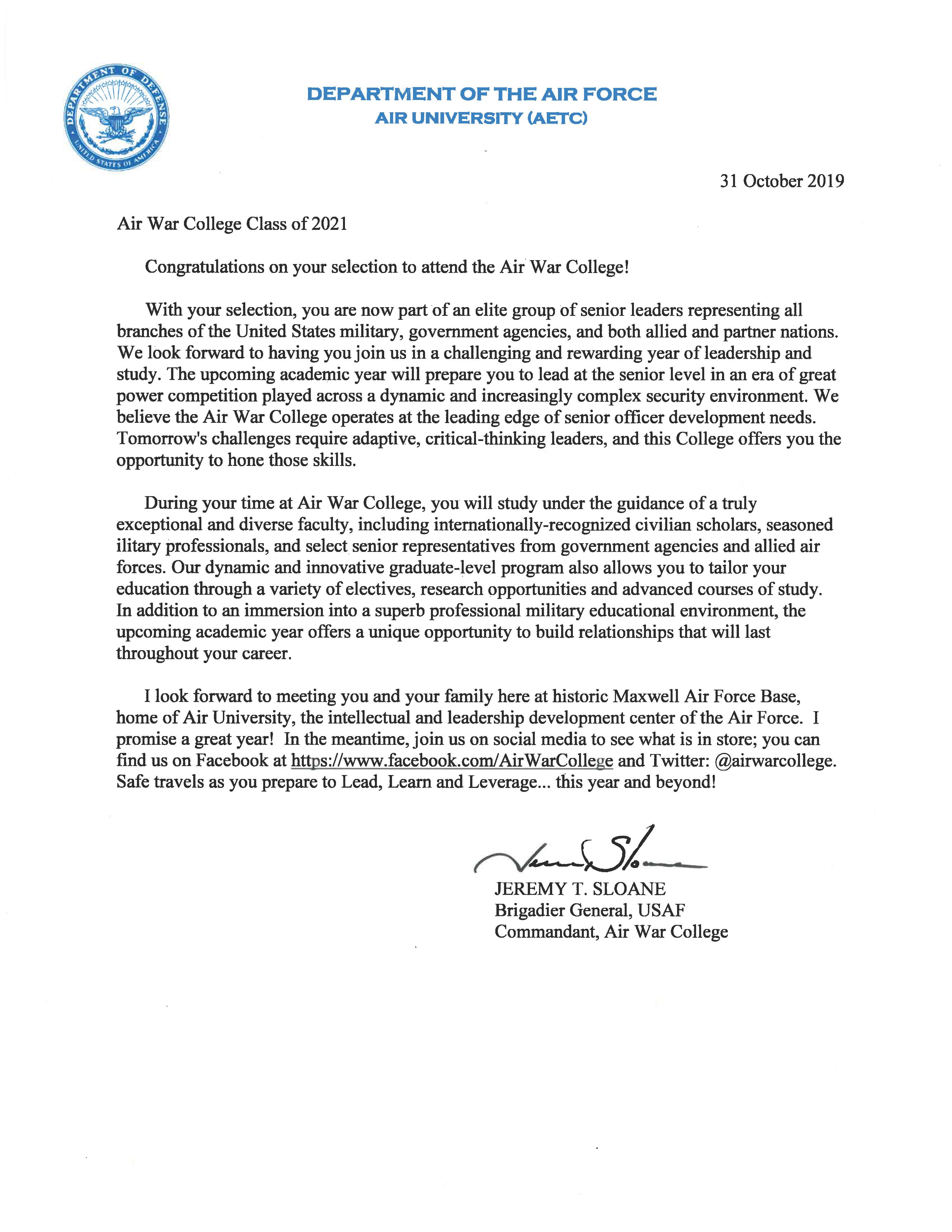 AWC Inbound Students